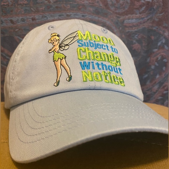 Disney | Accessories | Nwot Blue Tinkerbell Walt Disney World Hat ...